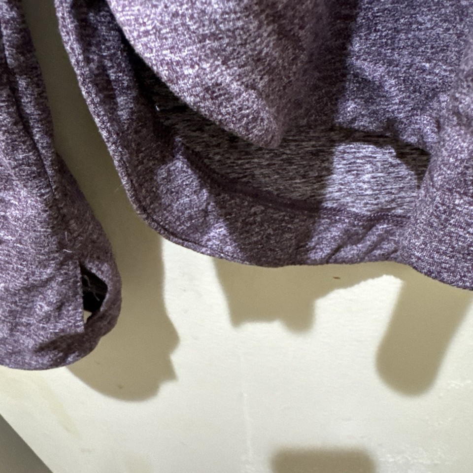 Members Mark Long Sleeve Lounge Tee Heather Burgundy Size Small S | eBay