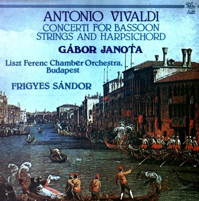 Antonio Vivaldi, Gábor Janota - 5 Concerti For Bassoon, Strings & Har ...