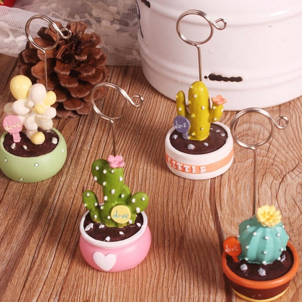 1 Set 3pcs Memo Place Holders Note Paper Menu Clips Table Place Card ...