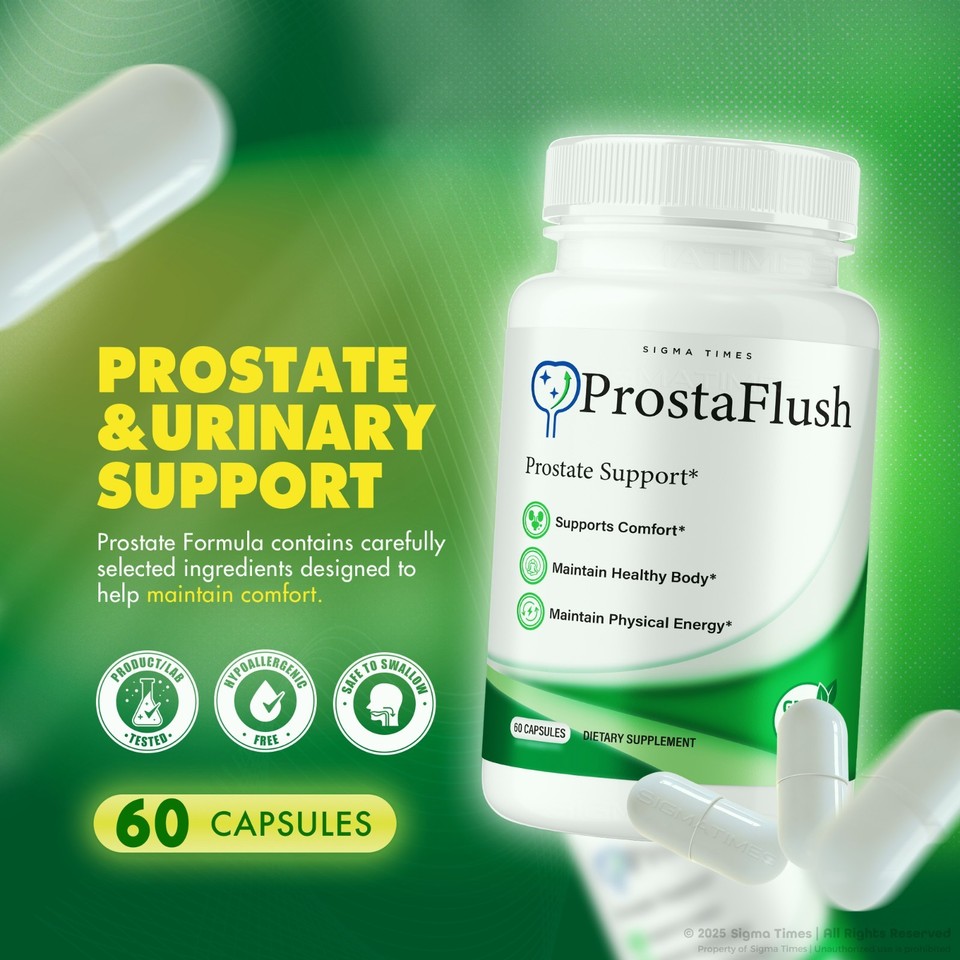 (5 Pack) ProstaFlush Capsules for Men, Prosta Flush Prostate and ...