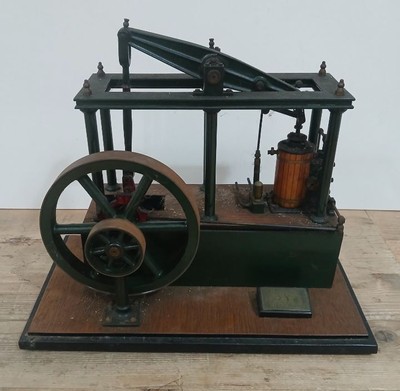 Live Steam 6 Column Rotative Beam Stationary Engine Vintage Antique | eBay