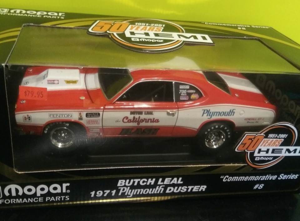 RARE SUPERCAR COLLECTIBLES 1/18 1971 PLYMOUTH DUSTER MINT CALIFORNIA ...