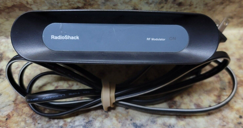 RF Modulator 15-2526 Radio Shack TV Converter with S-VIDEO and stereo ...