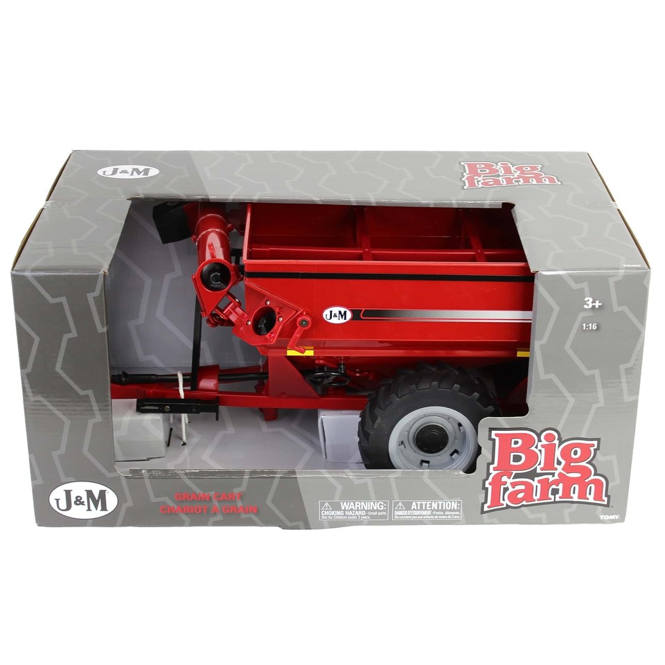 ERTL 1/16 BIG FARM Red J & M 875 Grain Cart 46215 | eBay