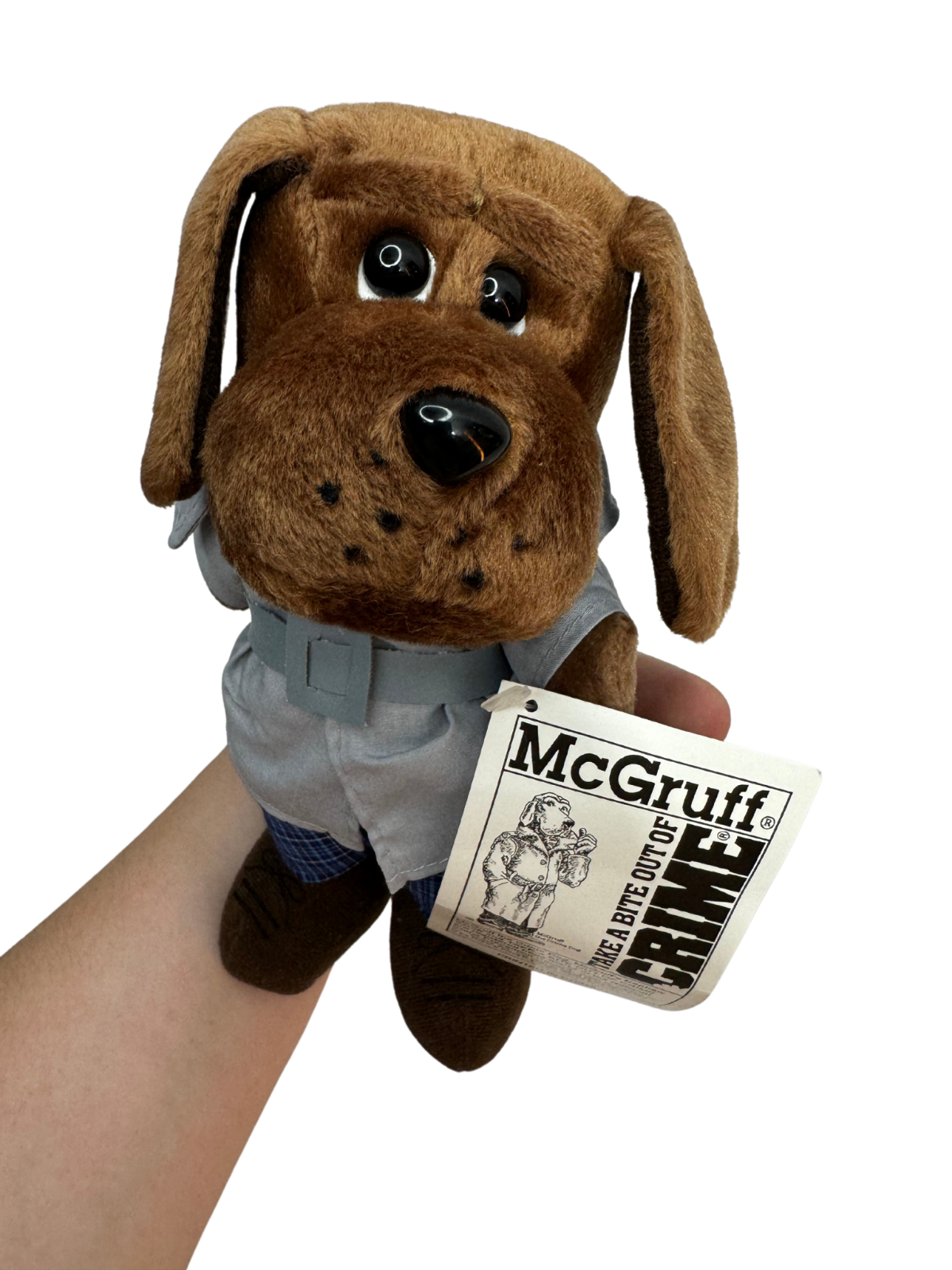 McGruff Take a bite out of Crime Vintage Plushie- 80's - New With Tags ...