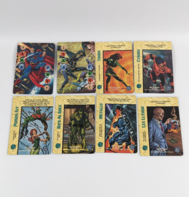 DC OVERPOWER TCG CCG Card Game Lot Of 8 Super Rares Fleer 1996 | eBay