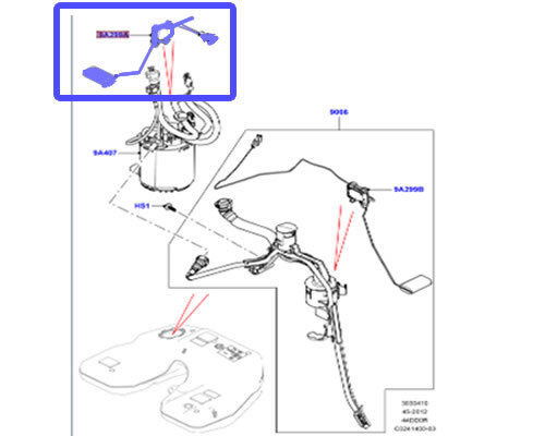 GENUINE LAND ROVER FUEL PUMP SENDER RH RANGE ROVER 13 RANGE ROVER SPORT ...