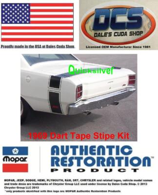 1969 Dodge Dart Tape Stripe Kit - You Choose Color USA | eBay