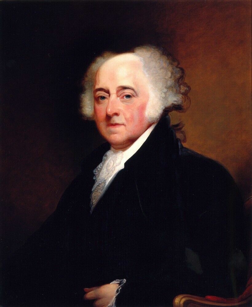 Oil Painting repro Gilbert Stuart Portrait of John Adams | eBay