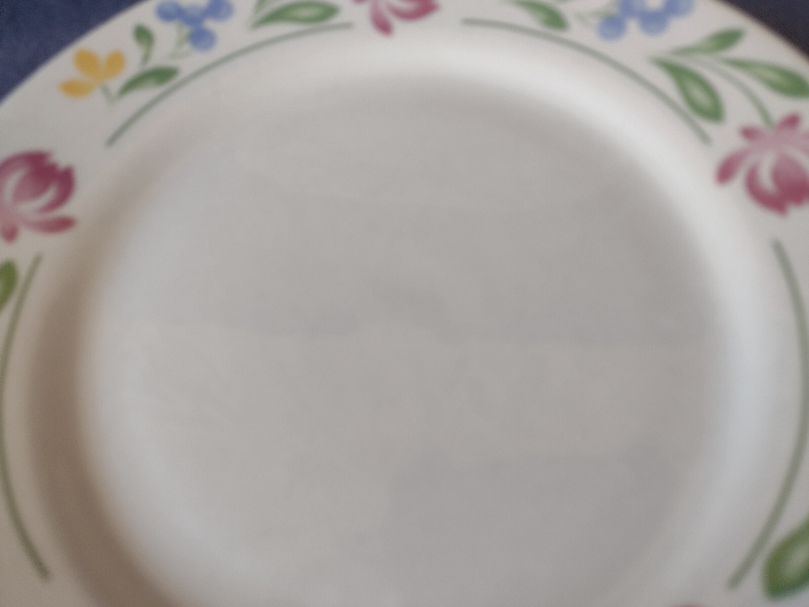 Vintage Farberware Stoneware Floral Dorchester 388A Plates 7 3/4" - Set ...