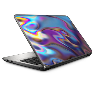 Laptop Skin Wrap Universal for 13 inch - Opalescent Resin marble oil ...