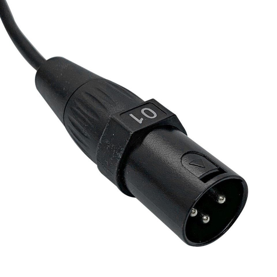 4 Channel RJ45 Ethercon to XLR Male Breakout Audio Snake Cable - 3 Feet ...