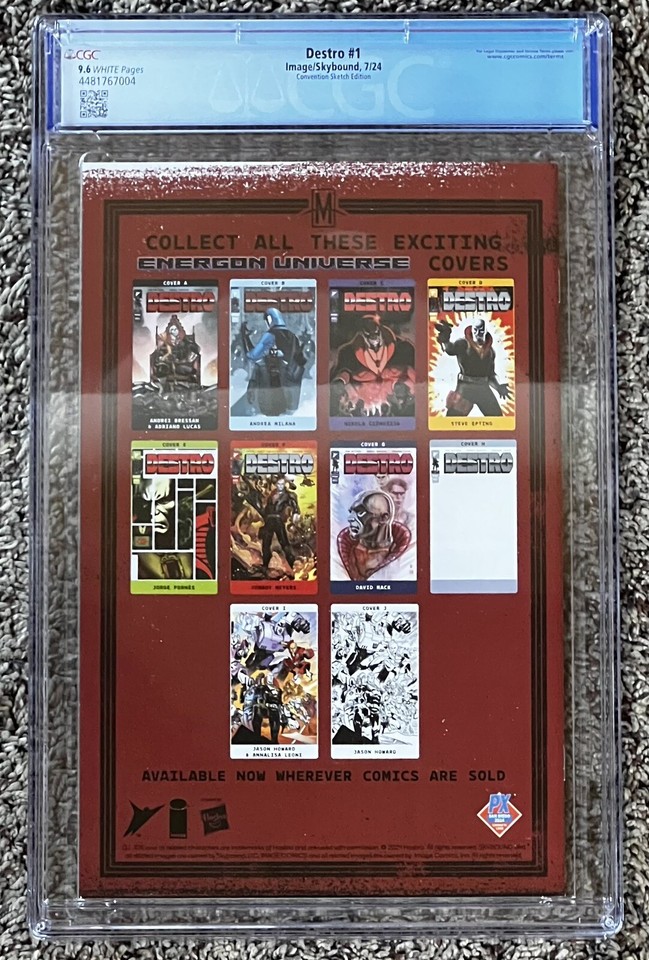 Image Comics Skybound Destro #1 PX Exclusive Sketch SDCC 2024 LE 1000 ...