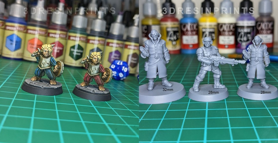 WIZARD LIBRARIAN MAGE || D&D, Frostgrave, 3D Print Resin Miniature 28mm ...