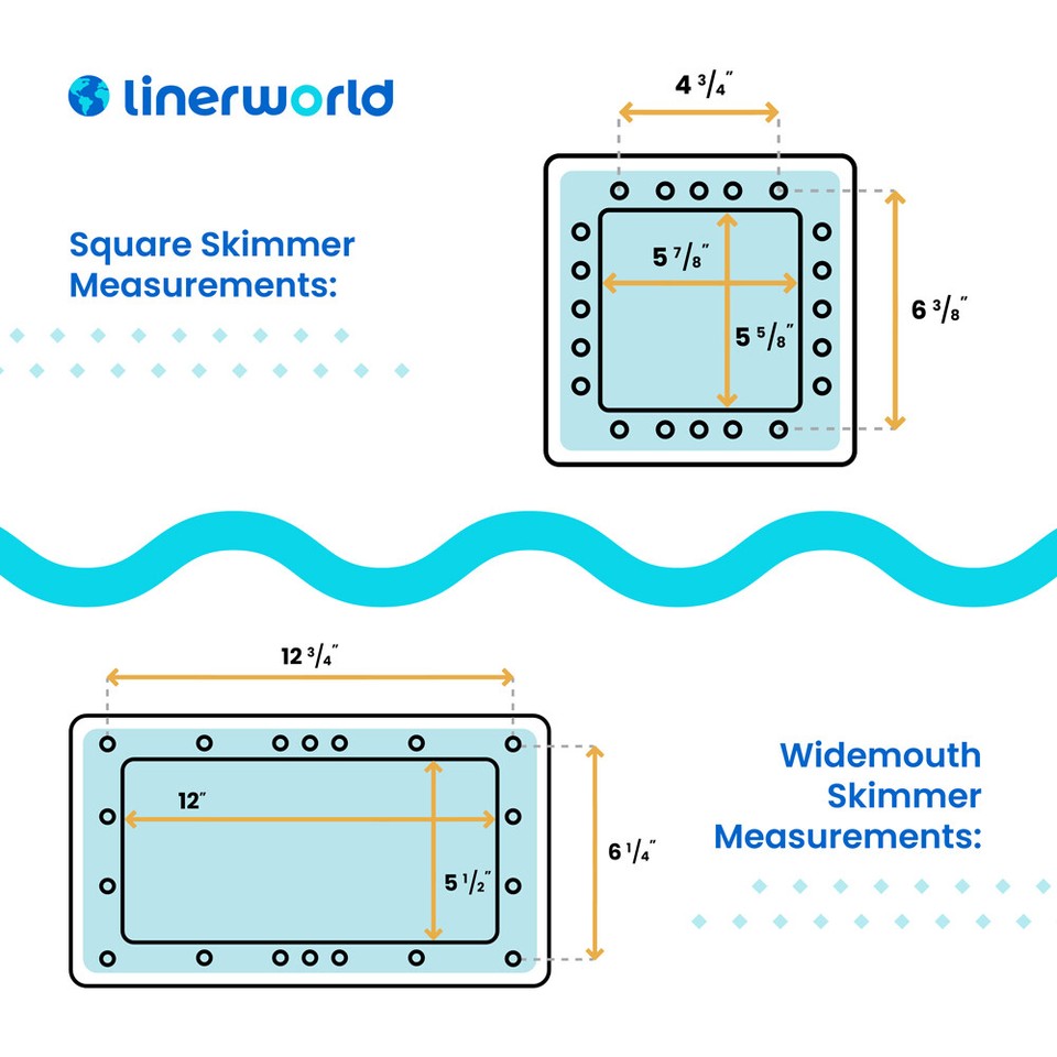 Skimmer Box Kit for Above Ground Pool - Square or Widemouth Rectangle ...