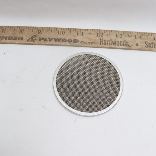 Round Woven Wire Mesh Filter Disc 5 Micron Stainless Steel 3-1/8 ...