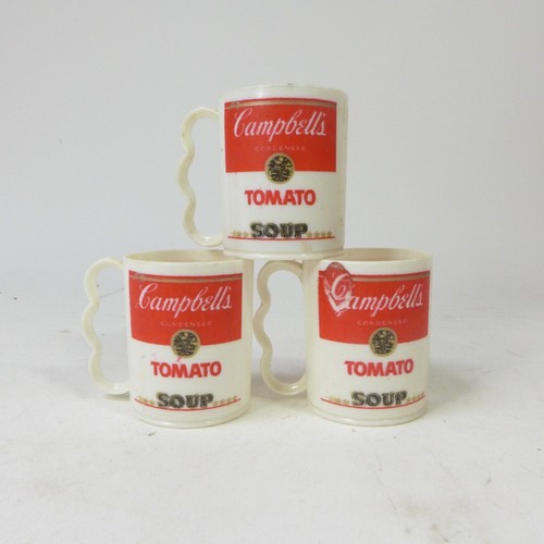 Lot De 3 Vintage Campbell's Condensée Tomate Soupe Collection Plastique ...