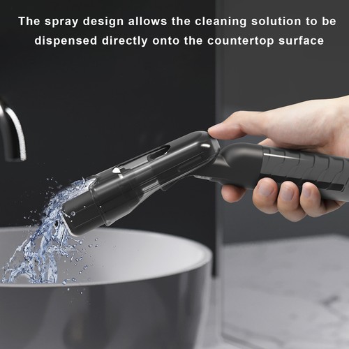Gentle Pad Portable Self-squeezing Mini Spray Mop for Countertop Semi ...