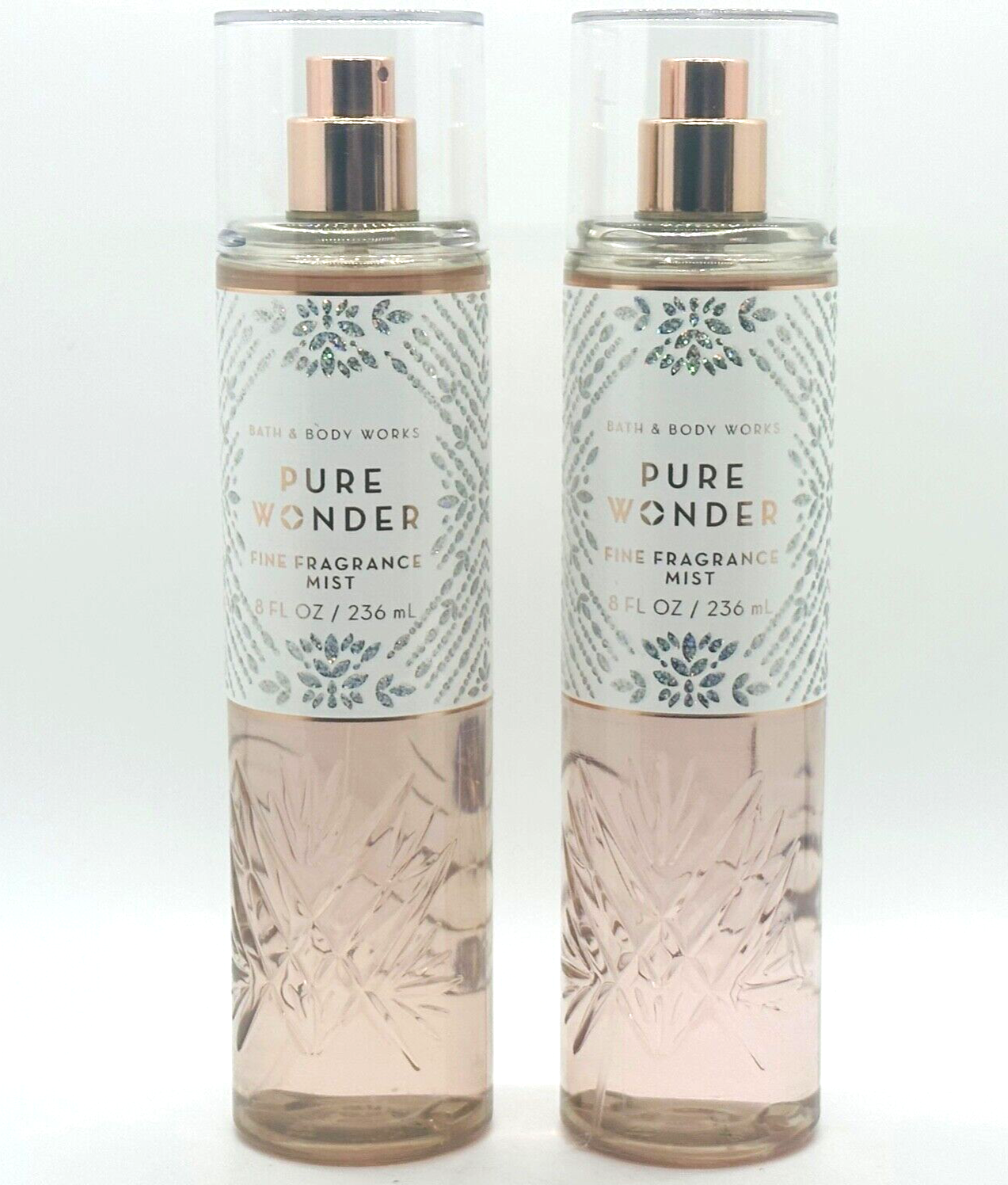 2-Pack Bath & Body Works PURE WONDER Fine Fragrance Mist Spray 8 fl.oz ...