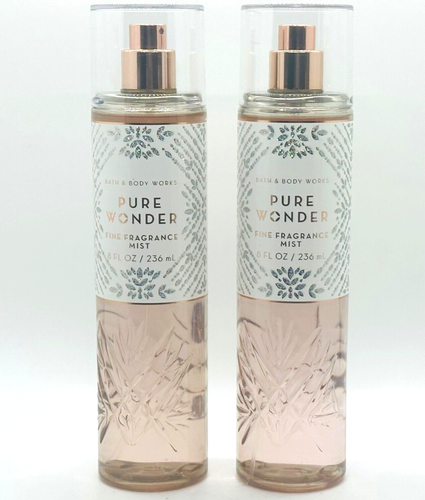 2-Pack Bath & Body Works PURE WONDER Fine Fragrance Mist Spray 8 fl.oz ...