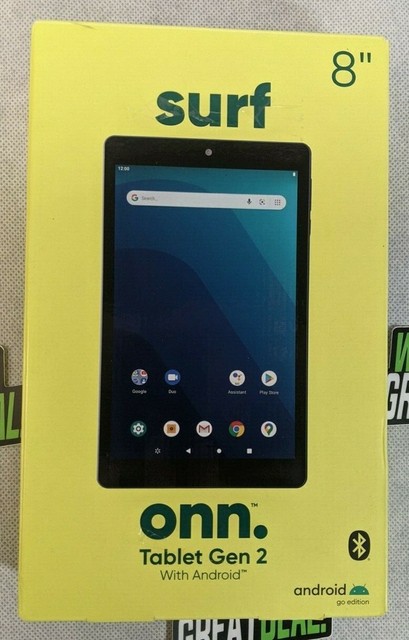 Onn Surf 32 GB Wifi 8" Tablet - Black for sale online | eBay