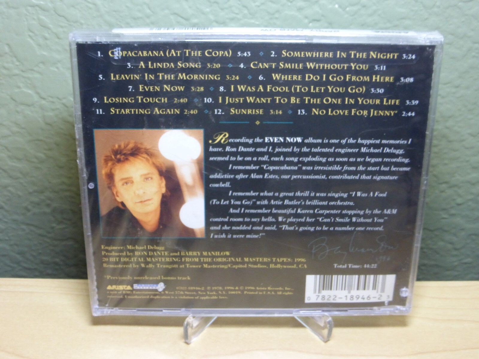 Even Now [Remaster] by Barry Manilow (CD, Oct-1996, Arista) for sale ...