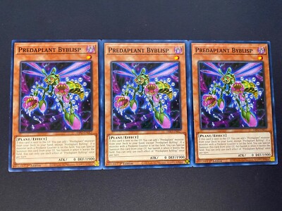 YuGiOh! 3x Predaplant Byblisp DIFO-EN017 Common 1st Ed Near Mint | eBay