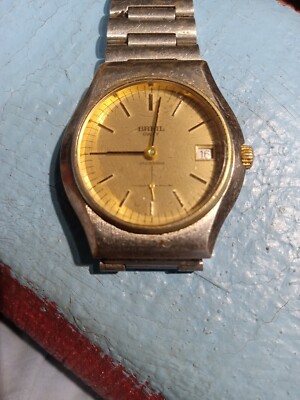 Beautiful Breil Okay Incabloc Mens Watch With A Portion Of Gold And Or ...