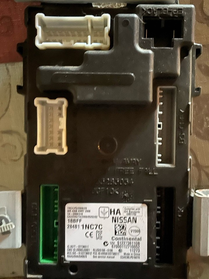 2012 2013 Infiniti G37 Body Control BCM BCU Continental 284B1 1NC7C OEM ...