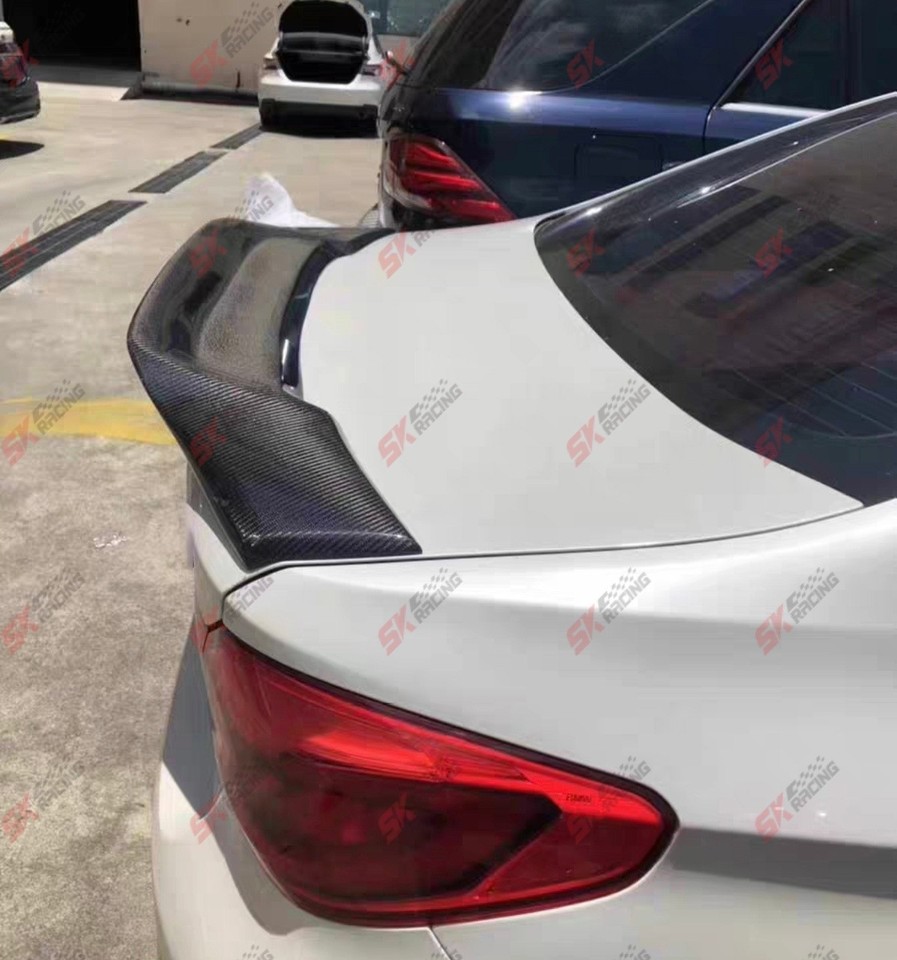 Rear Trunk Spoiler Wing Kits Fits For BMW M5 F90 2018-23 Real Carbon ...