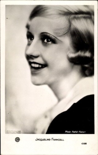 Ak Schauspielerin und Sängerin Jacqueline Francell, Portrait - 4189749 ...