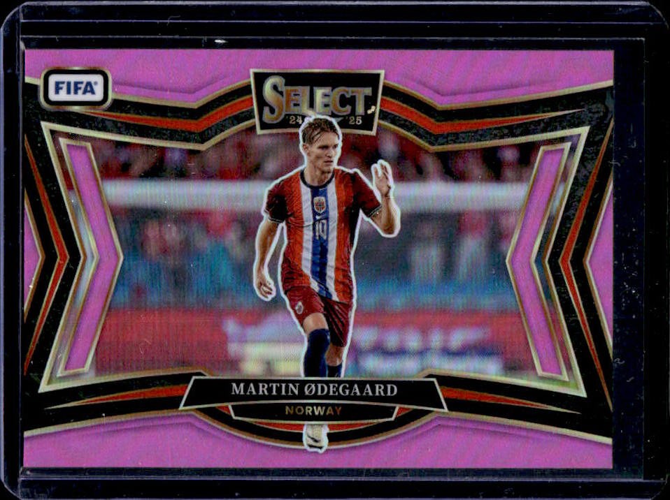 Martin Odegaard 2024 Select FIFA #24 Snapshots Pink /25 Price Guide ...