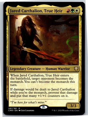 Magic the Gathering Jared Carthalion, True Heir Commander Legends x1 ...