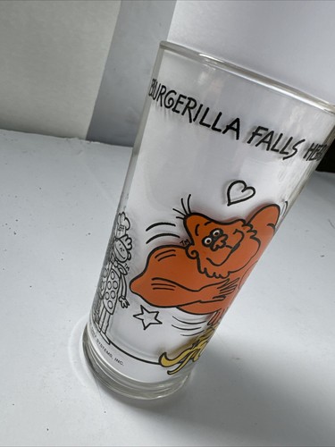 1977 Burger Chef Glass Burgerilla Falls Head Over Heel In Love ...
