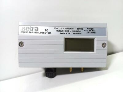 Setra Systems pressure sensor 2671025LD2EG1ED | eBay