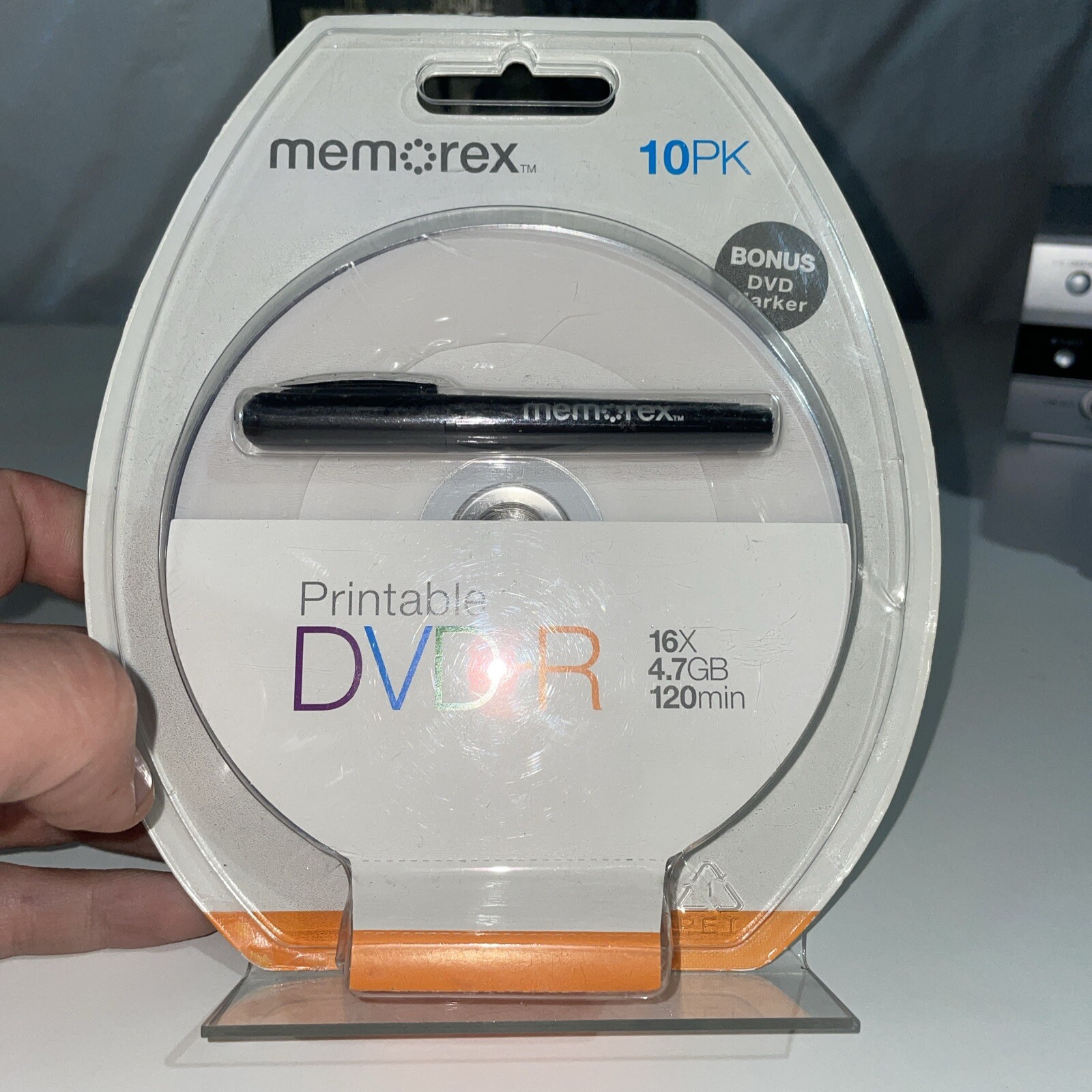 [NEW] 10 Pack of Memorex Blank DVD-R - 16x, 4.7GB, 120 Minute - w/ DVD ...