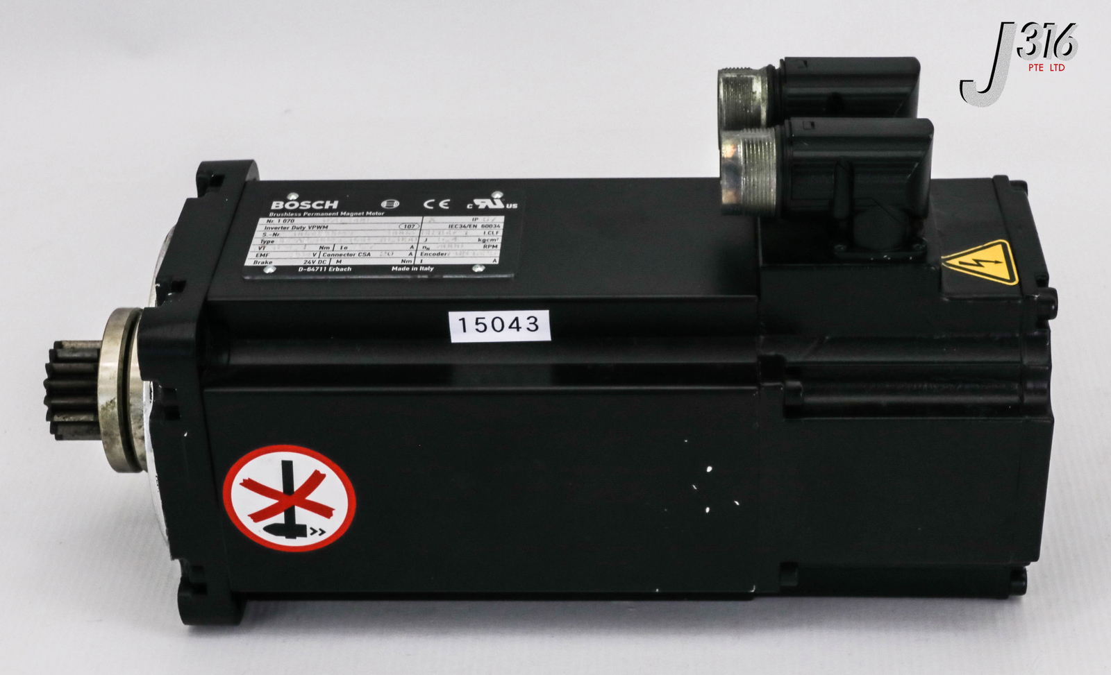 15043 BOSCH BRUSHLESS PERMANENT MAGNET MTR 3000RPM SF-A2.0041.030-10. ...