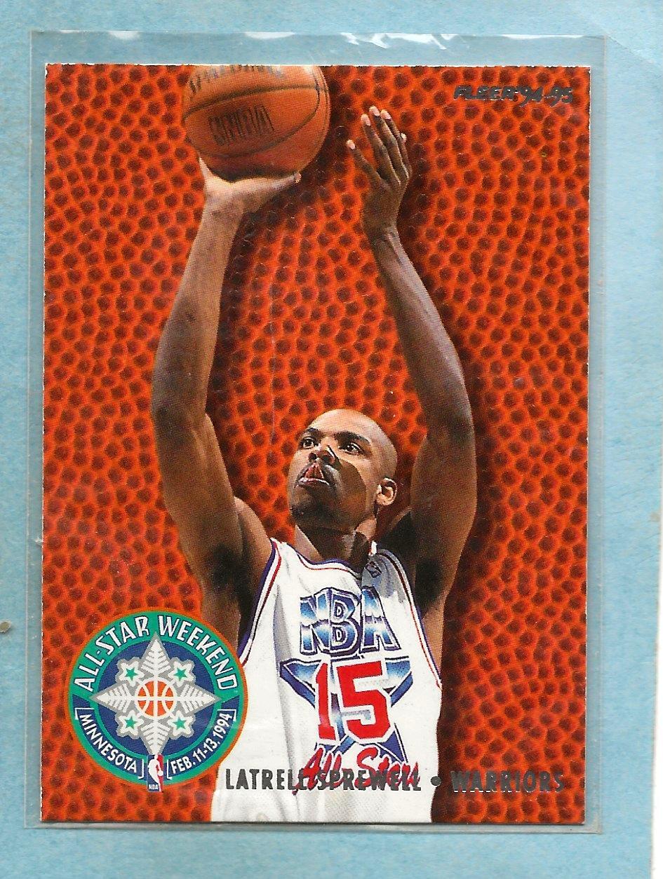 LATRELL SPREWELL - 1994-95 Fleer "All-Star" - #25/26 - Warriors | eBay