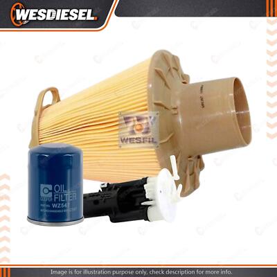 Wesfil Oil Air Fuel Filter Service Kit fits Honda S2000 AP 2.0L 08/99 ...