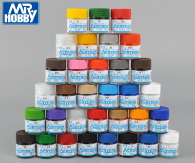 Gunze GSI Mr.Hobby Acrysion Acrylic Color Paint N1-N127 (10ml) multiple ...