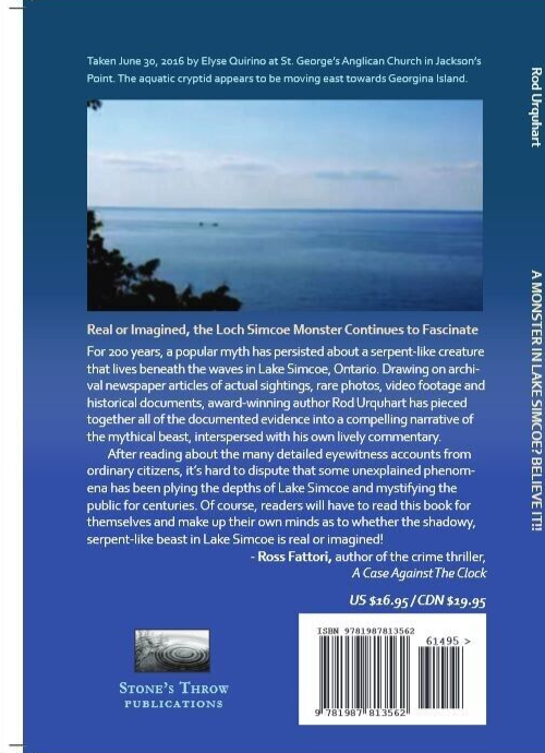A MONSTER IN LAKE SIMCOE? CRYPTID SERPENT IGOPOGO KEMPENFELT KELLY ONT ...