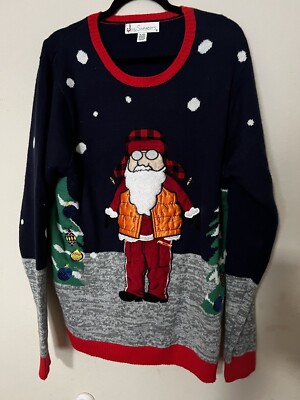 Jolly Sweaters Santa Hunt Redneck Country Christmas Xmas Holiday ...