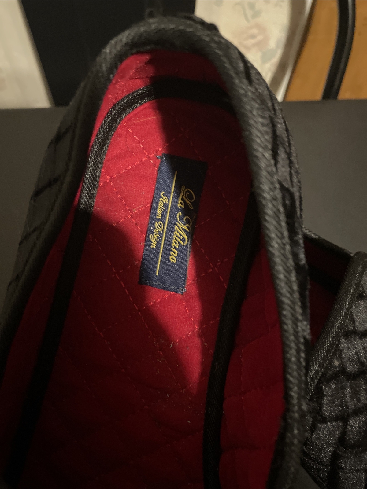 La Milano A11883 Trevor Plain Toe Velvet Smoking Shoe… - Gem