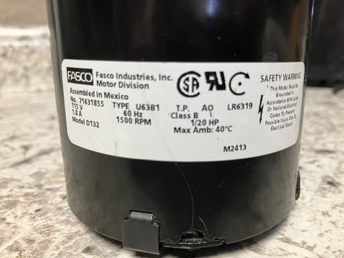Fasco D132 3.3" Frame Open Ventilated Shaded Pole General Purpose Fan ...