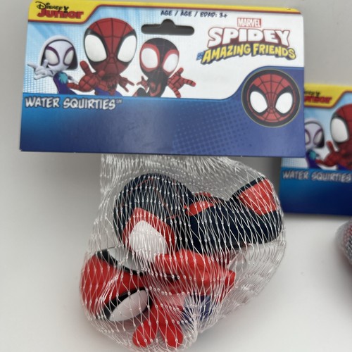 2x Marvel Spidey Amazing Friends Squirties Pool Or Bath Toy 2pk ...