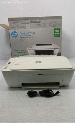 HP DeskJet 2652 All-in-One Color Inkjet Printer - White | eBay