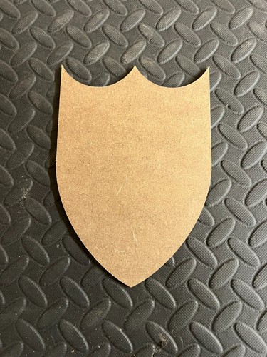 8" inch MDF Wooden Craft Shapes Shield Trophy Plaques Blanks Templates ...