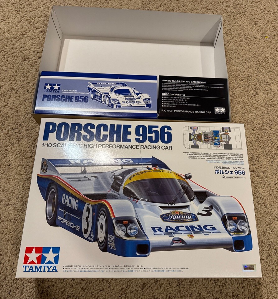47508 Tamiya RC Porsche 956 Group C Chassis Kit - Empty Box | eBay