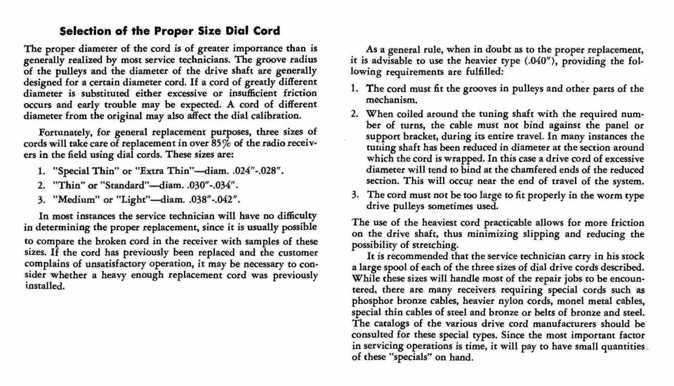 12-ft Dial Cord String Braided for Vintage Radio Tuners Receivers .025 ...