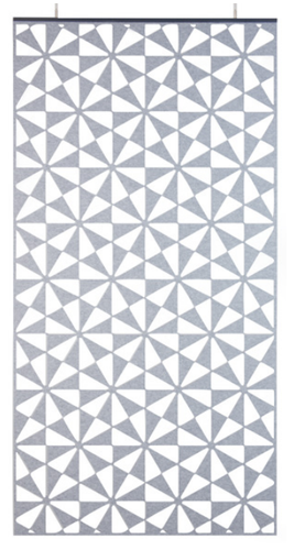 ACROS 12mm Acoustic STATIC-16 Hanging Screen 2400x1200 semi-rigid solid ...